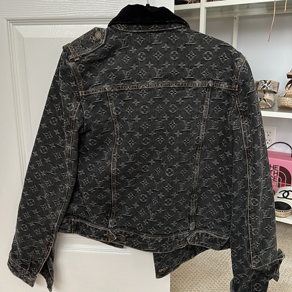 Louis Vuitton | Jackets & Coats | Authentic Louis Vuitton Denim Jacket ...